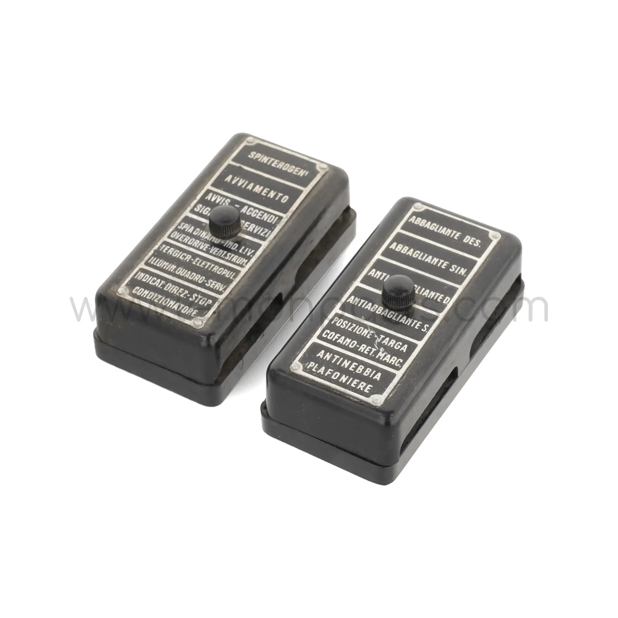 Original Ferrari fuse box set for 6 fuses each for Ferrari 250 275 330 ...